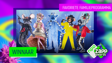 The Masked Singer is Favoriete Familieprogramma - Zapp Awards - Zapp